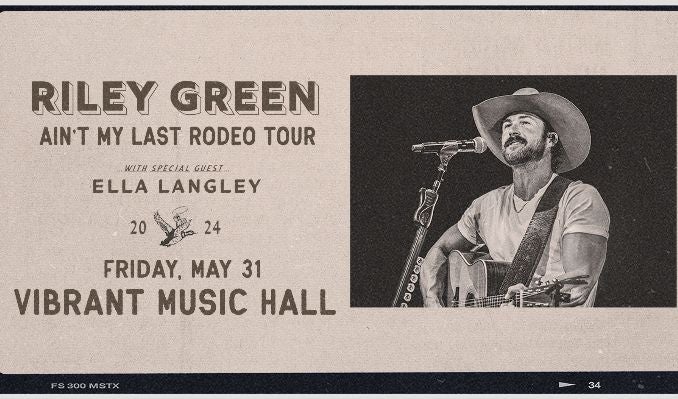 Riley Green: Ain't My Last Rodeo Tour | First Fleet Concerts